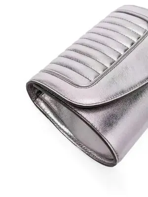 DELAGE Jeanne Metallic Cross-body Bag - Grey