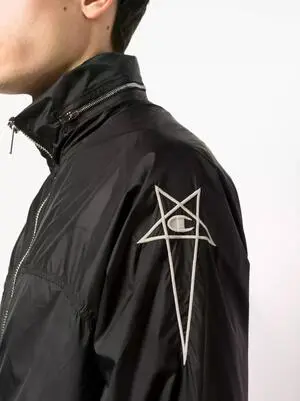 Rick Owens Embroidered-logo Lightweight Jacket
