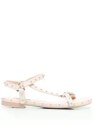 Agl Stud-embellished Open-toe Sandals - Pink