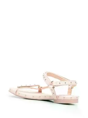 Agl Stud-embellished Open-toe Sandals - Pink