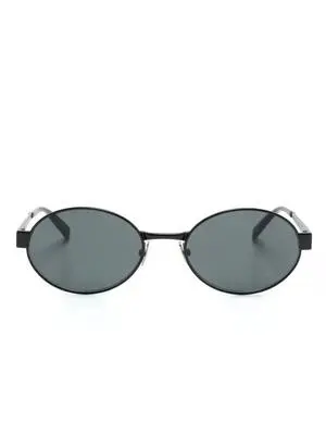 Saint Laurent Oval Sunglasses - Black