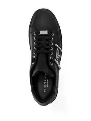Philipp Plein Hexagon Lace-up Sneakers - Black