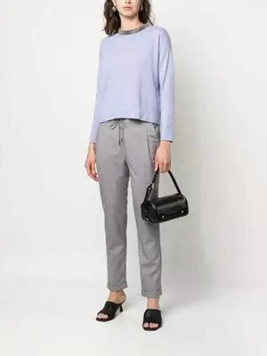 Fabiana Filippi Drawstring-waist Virgin Wool Trousers