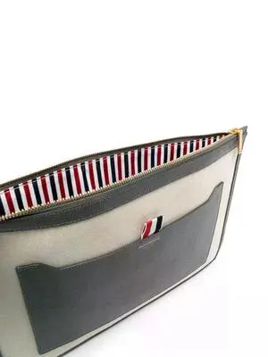 Thom Browne Two-tone Canvas Document Holder