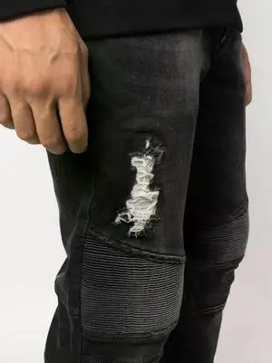 Philipp Plein Drawstring-waist Tapered Jeans