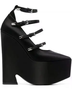 Versace Tempest 170mm Platform Pumps - Black
