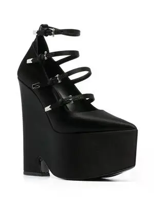 Versace Tempest 170mm Platform Pumps - Black