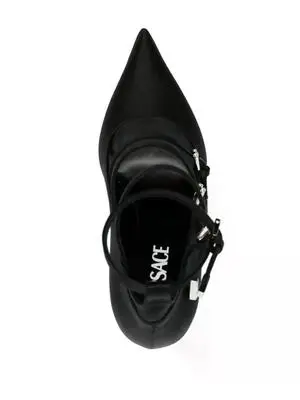 Versace Tempest 170mm Platform Pumps - Black