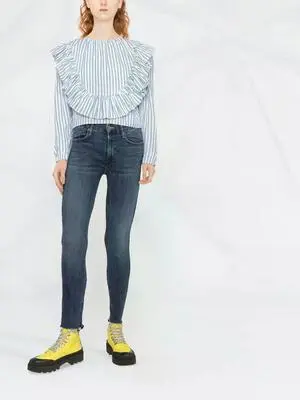 MOTHER Distressed Skinny Jeans