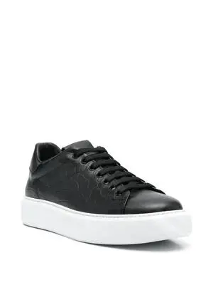 GIULIANO GALIANO Road Crocodile-embossed Sneakers