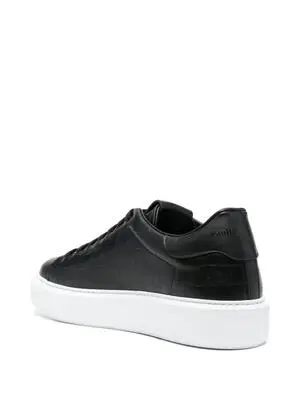 GIULIANO GALIANO Road Crocodile-embossed Sneakers