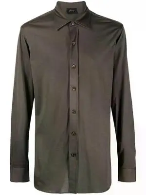 Brioni Long-sleeve Button-up Shirt