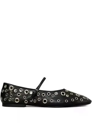 Tory Burch Eyelet-embellished Ballet Flats