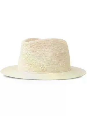 MAISON MICHEL Andre Fedora Hat - Neutrals