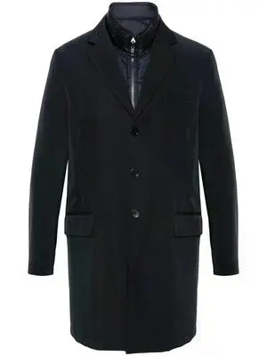 FAY Layered Coat - Blue