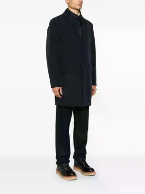 FAY Layered Coat - Blue