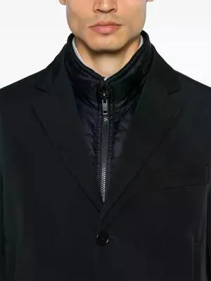 FAY Layered Coat - Blue
