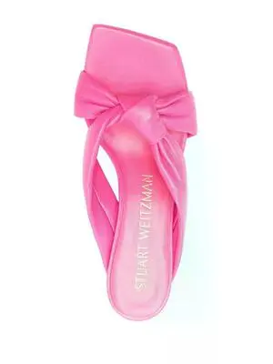 STUART WEITZMAN Slip-on Square-toe Sandals