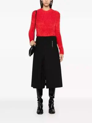 Alexander McQueen Pleated Midi Skirt