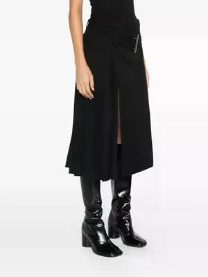 Alexander McQueen Pleated Midi Skirt