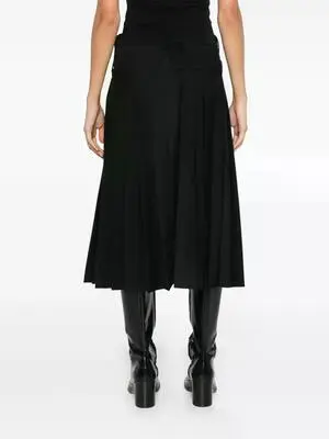 Alexander McQueen Pleated Midi Skirt