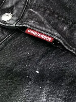Dsquared2 Low-rise Distressed Skinny Jeans
