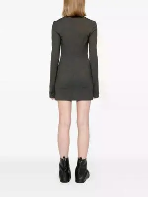 Attico Mélange-effect Mini Dress