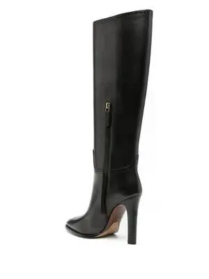 Ralph Lauren Brently 100mm Knee-high Leather Boots