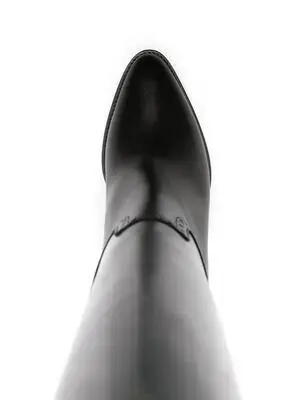 Ralph Lauren Brently 100mm Knee-high Leather Boots