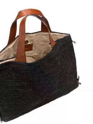 IBELIV Onja Woven Tote - Black