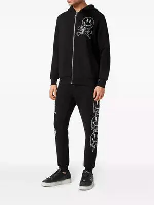 Philipp Plein Skeleton Cotton-blend Jogging Set
