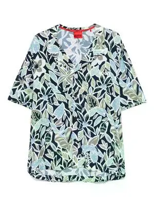 Hugo All-over Print Shirt - Blue
