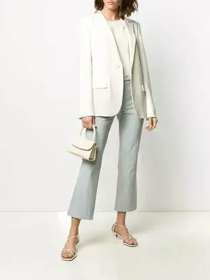 Theory Tailored Crepe Blazer - Neutrals