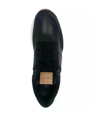 TOD'S Leather-trimmed Low-top Sneakers - Blue