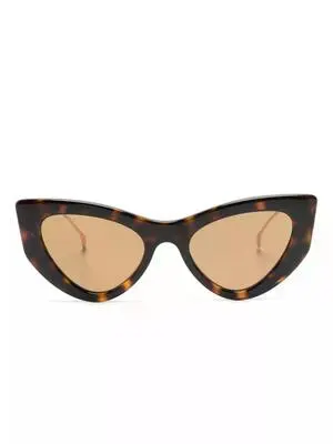 Gucci Tortoiseshell Cat-eye Sunglasses - Brown