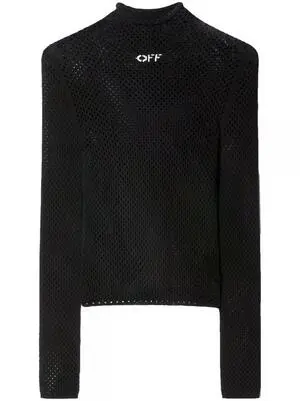 Off-white Long Sleeve Sweaters For Women