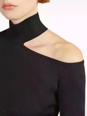 FERRAGAMO Cut-out Knitted Midi Dress