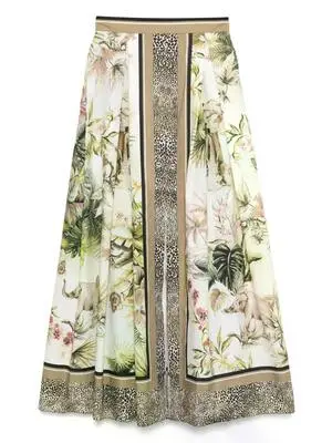 Elie Saab Printed Skirts