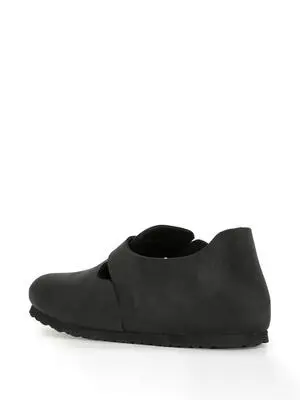 BIRKENSTOCK London Buckled Slippers - Black