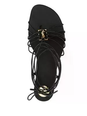 Saint Laurent Babylone Sandals - Black