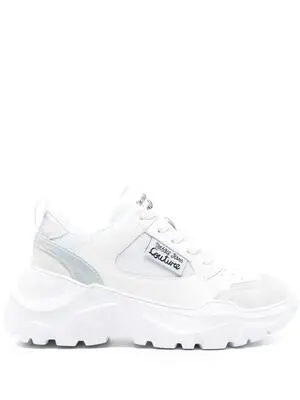 Versace Logo-patch Perforated Sneakers