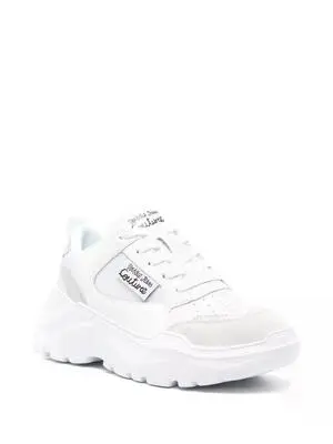 Versace Logo-patch Perforated Sneakers