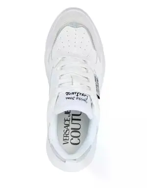 Versace Logo-patch Perforated Sneakers