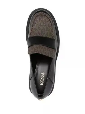 Michael Kors Rocco Logo-embossed Lug Sole Loafers