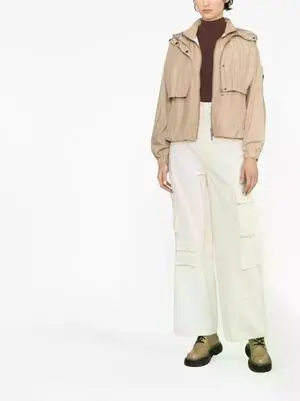 Brunello Cucinelli Layered Hooded Jacket