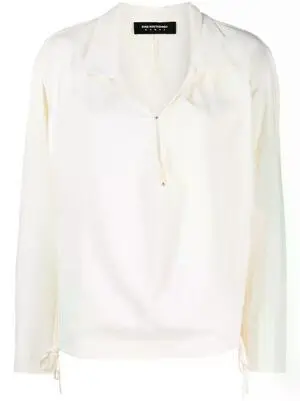 KIKO KOSTADINOV Pointed-flat Collar Blouse - Neutrals