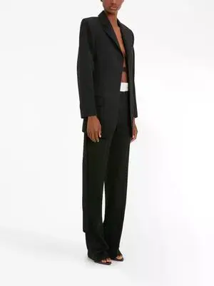 Victoria Beckham Open-back Single-breasted Blazer