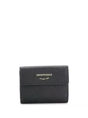 Emporio Armani Logo Stamp Purse - Black