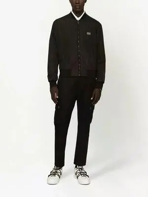 Dolce & Gabbana Logo-tag Track Jacket - Black