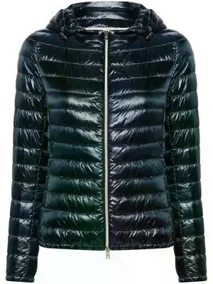 Herno Angela Quilted Puffer Jacket Blue